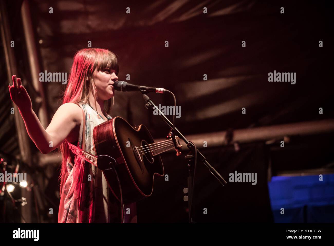 Klara Soderberg of Swedish country sister duo First Aid Kit live on ...