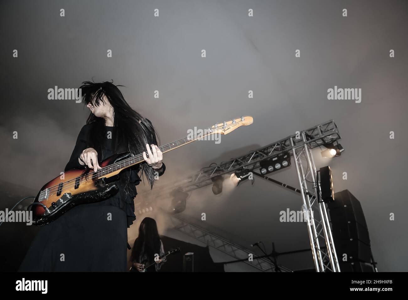 Taigen Kawabe of Japanese acid punk band Bo Ningen performing live on ...