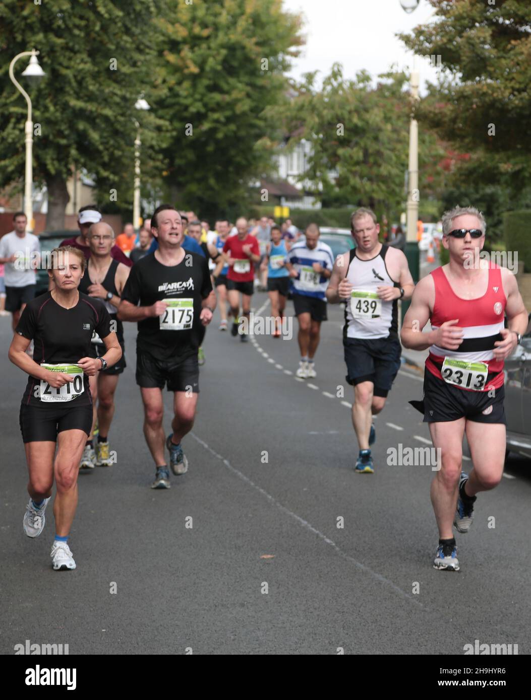 Scenes from the 2013 Ealing Half Marathon Stock Photo - Alamy