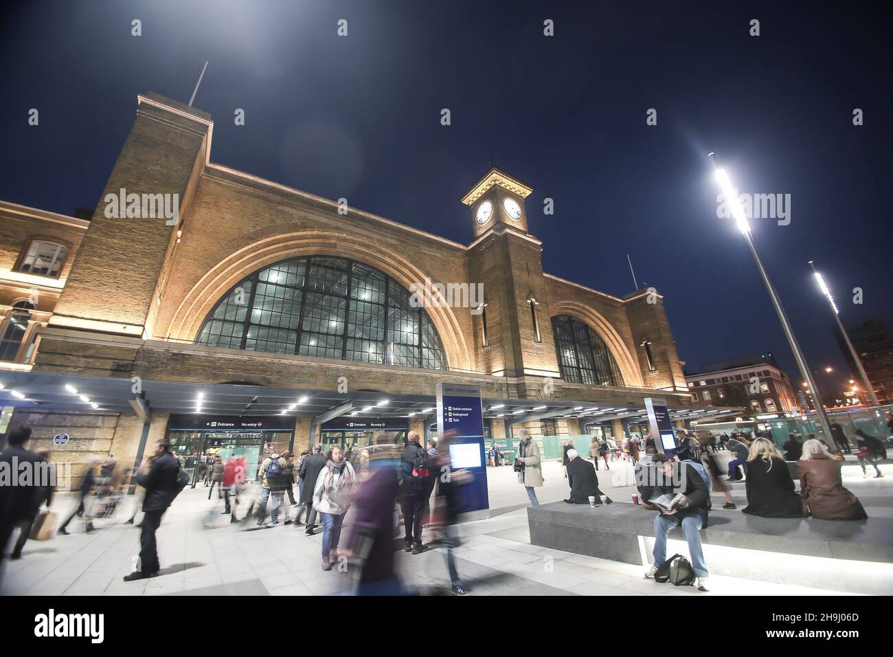 General views of Kings Cross station after its recent refurbishment ...