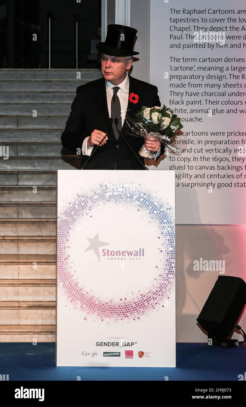 Ben Summerskill, the Chief Executive of Stonewall, is dressed in the ...