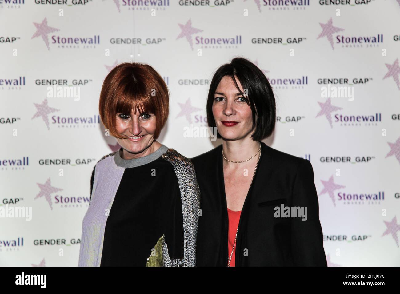 Mary Portas and Melanie Rickey at The 2013 Stonewall Awards ceremony ...