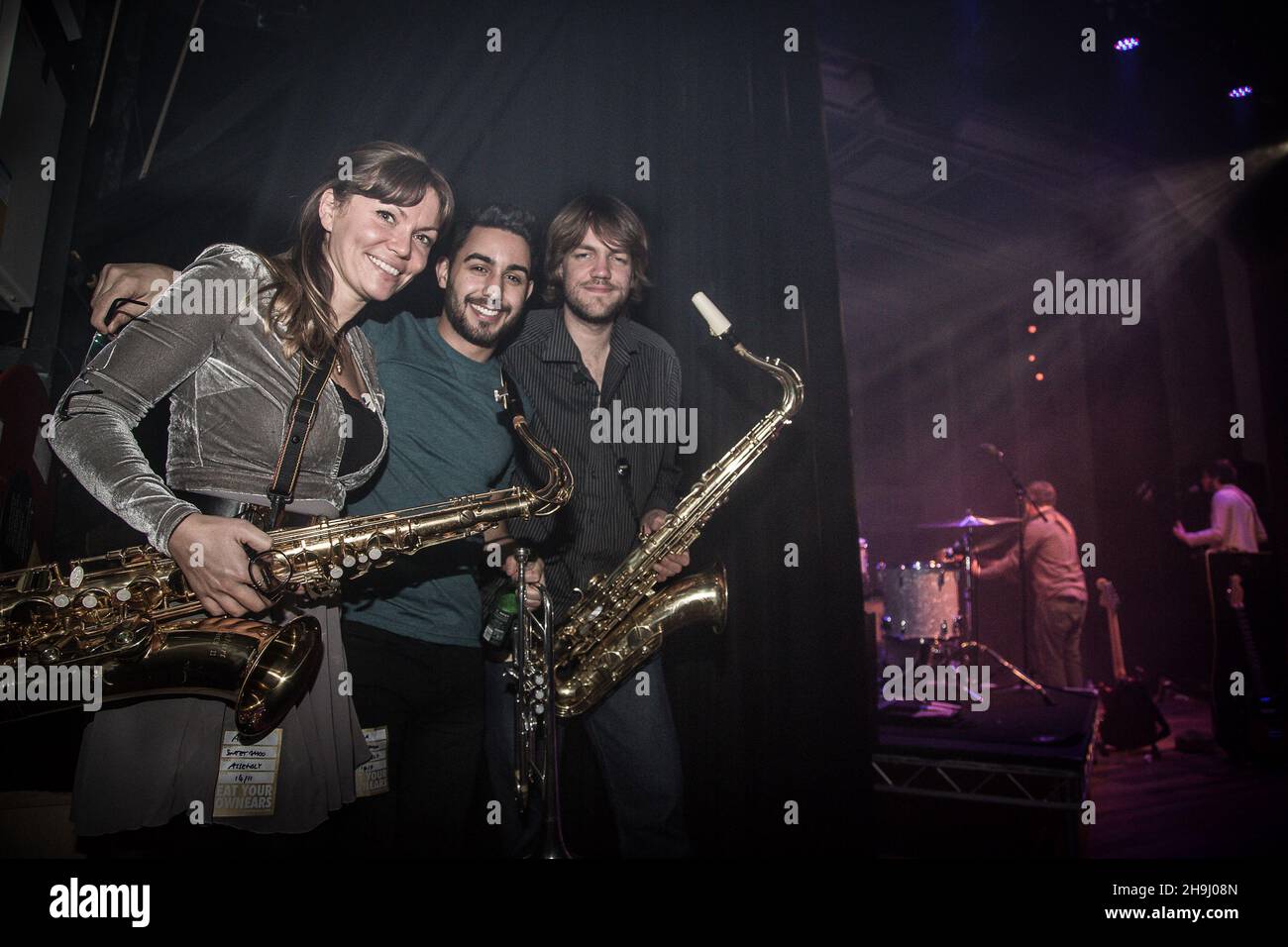 *Exclusive Content* The brass section of Sweet Baboo (aka Stephen Black ...