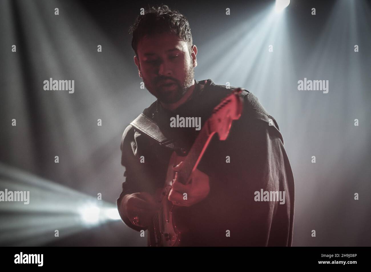 Ruban Nielson of Unknown Mortal Orchestra performing live on stage at ...