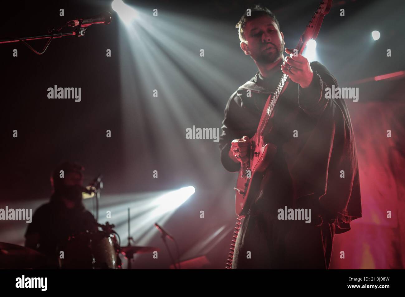 Ruban Nielson of Unknown Mortal Orchestra performing live on stage at ...