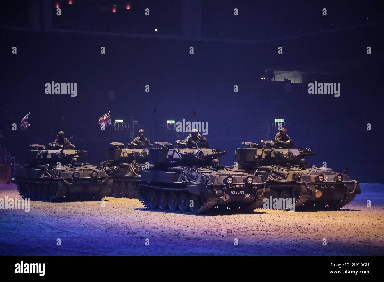 A motorised tribute to the heroes of the Battle of the Falklands with ...