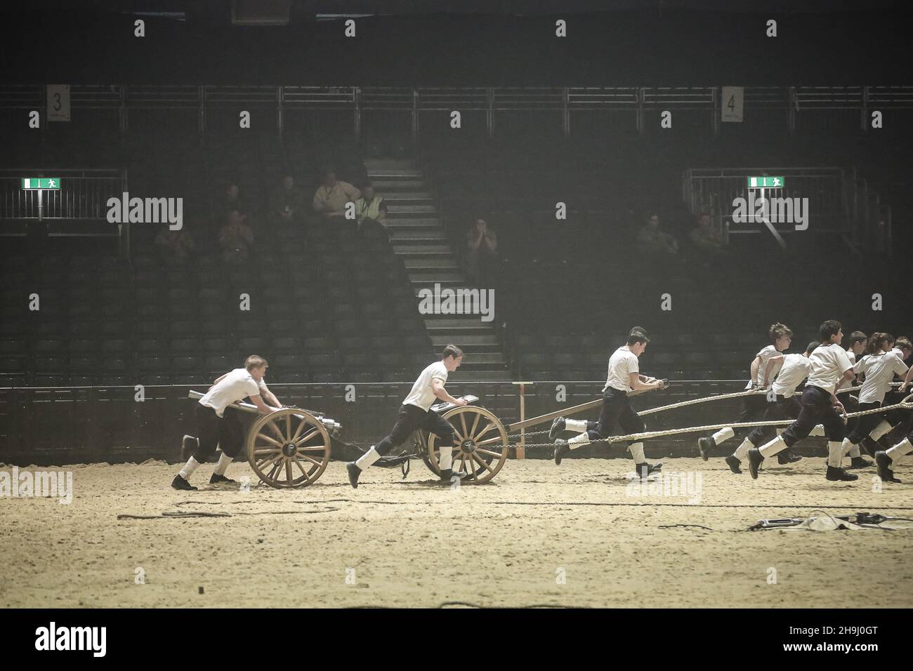 The Command Field Gun Competition with teams from Powerful and Terrible ...