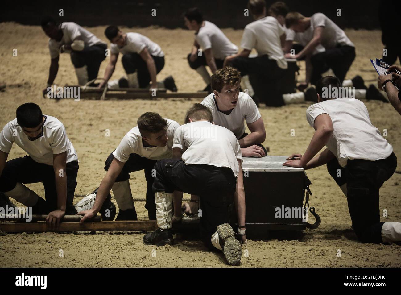 The Command Field Gun Competition with teams from Powerful and Terrible ...