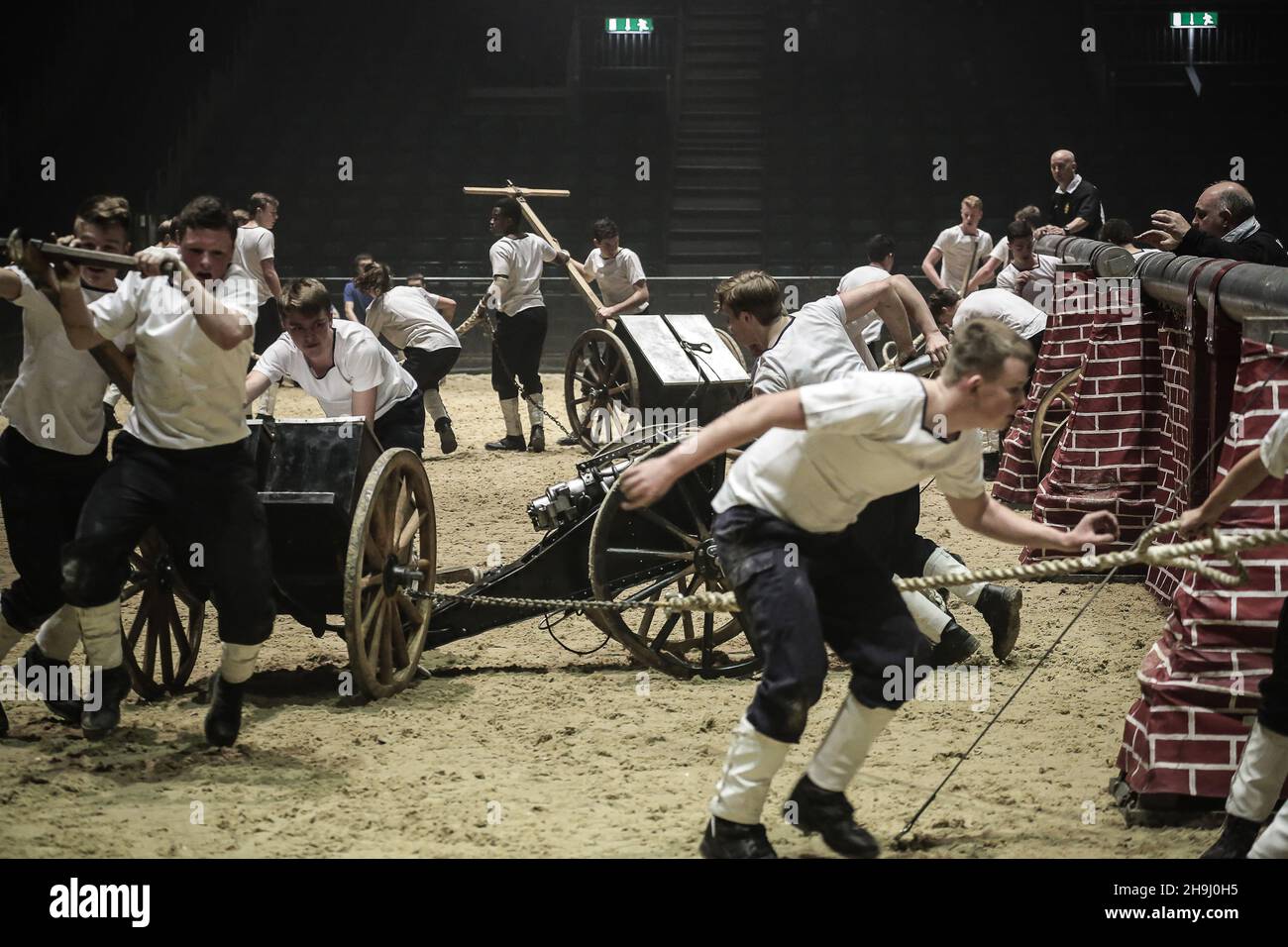 The Command Field Gun Competition with teams from Powerful and Terrible ...