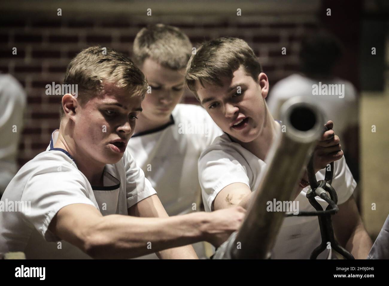 The Command Field Gun Competition with teams from Powerful and Terrible ...