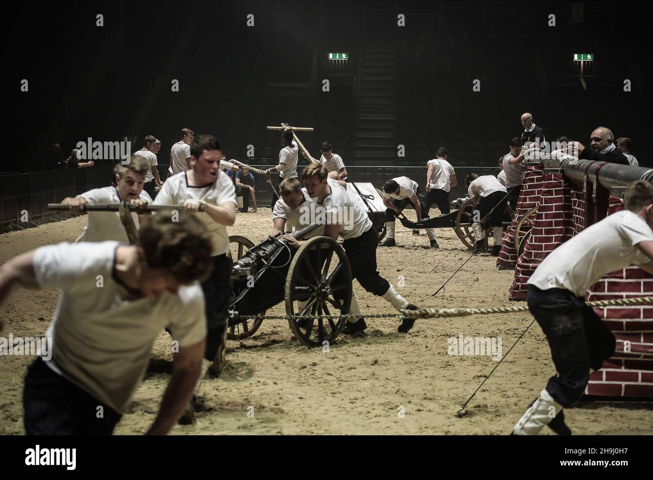 The Command Field Gun Competition with teams from Powerful and Terrible ...