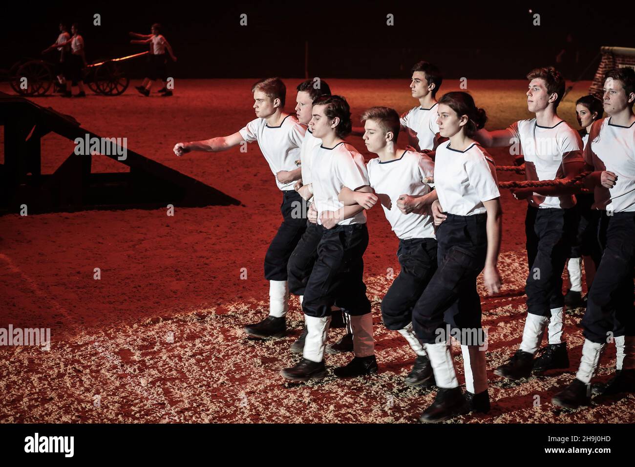 The Command Field Gun Competition with teams from Powerful and Terrible ...