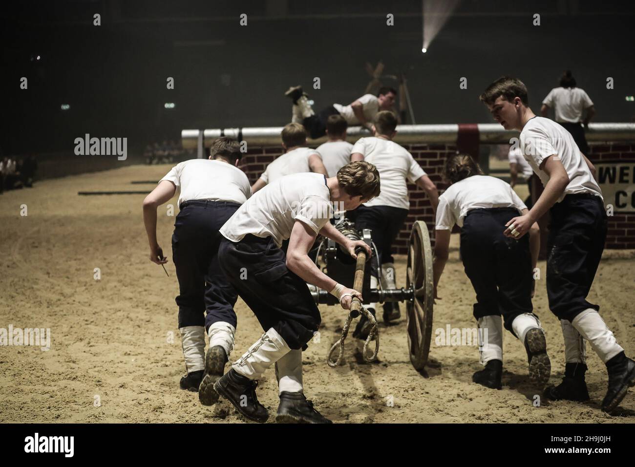 The Command Field Gun Competition with teams from Powerful and Terrible ...
