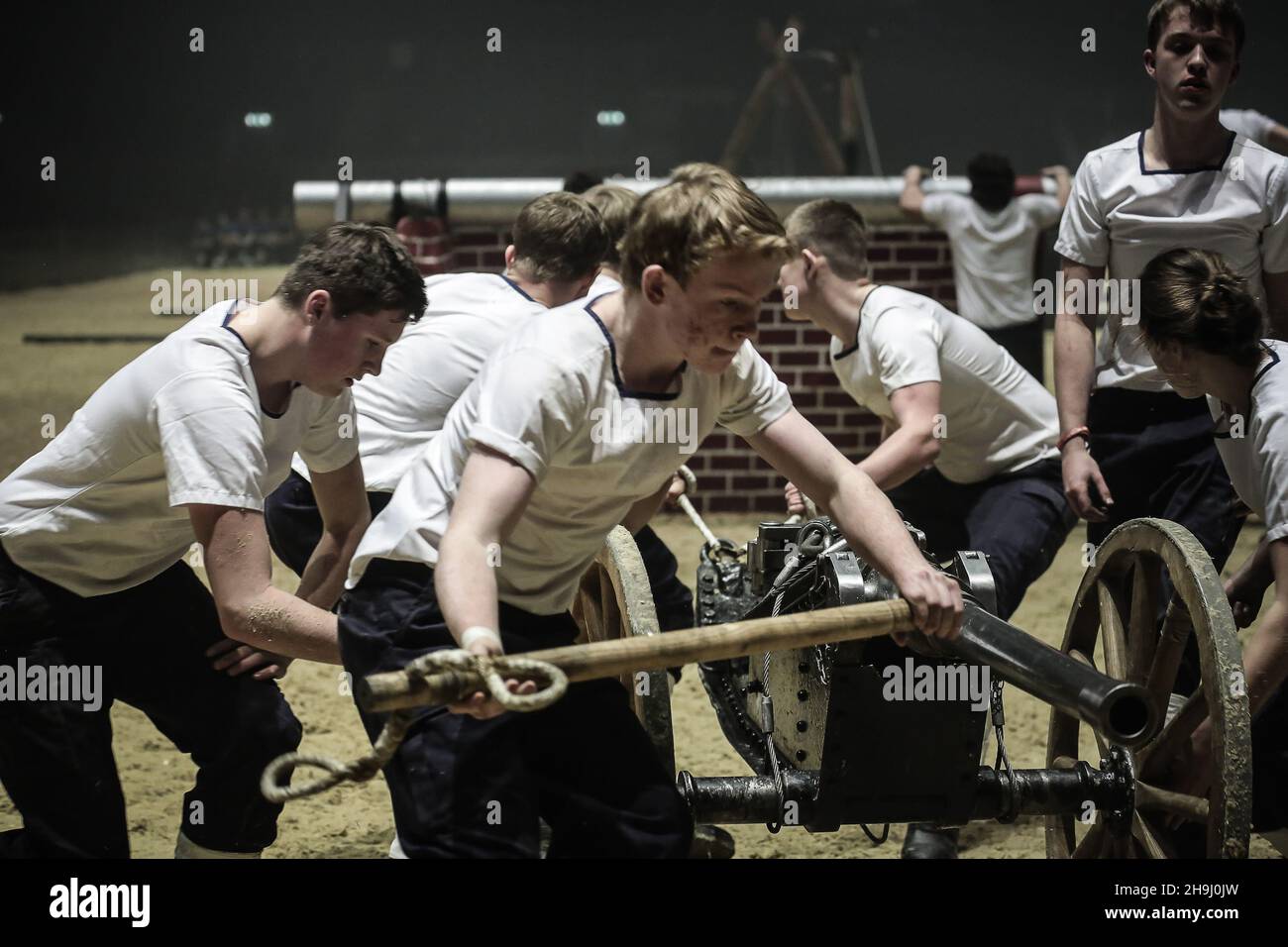 The Command Field Gun Competition with teams from Powerful and Terrible ...