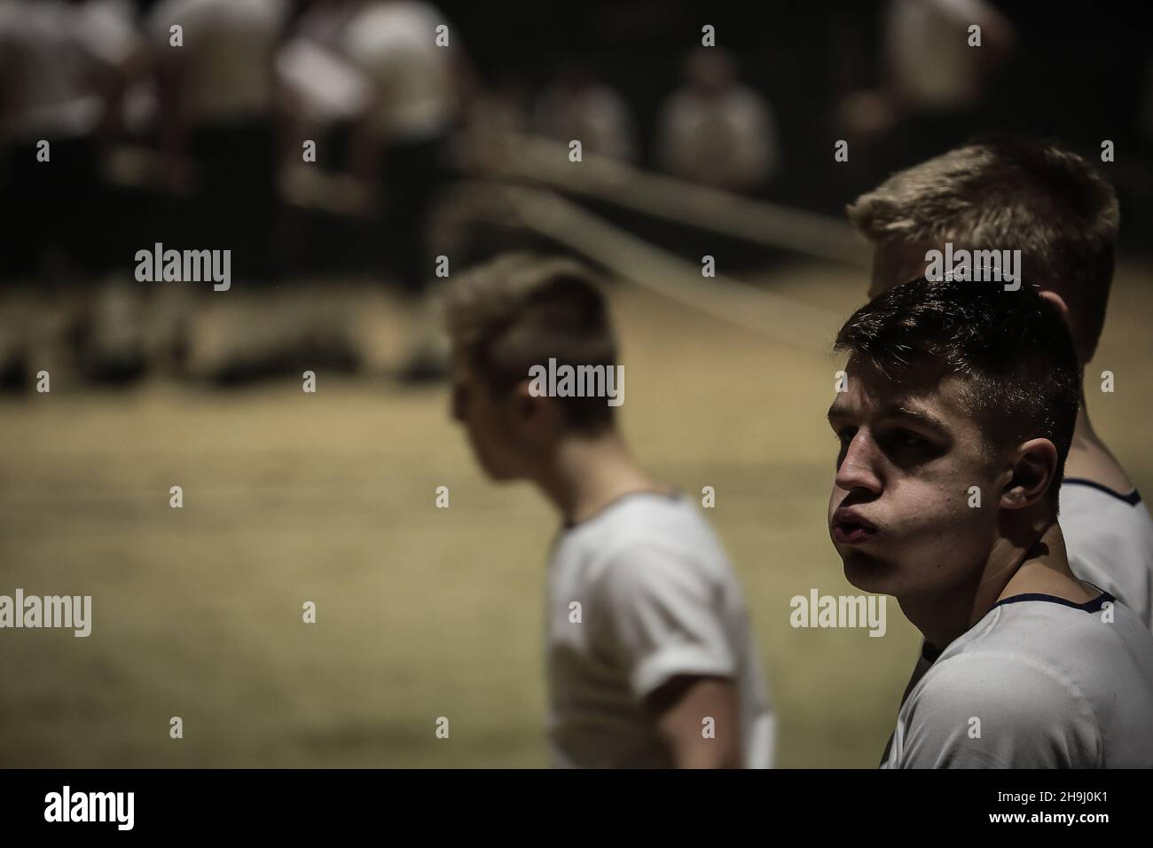 The Command Field Gun Competition with teams from Powerful and Terrible ...