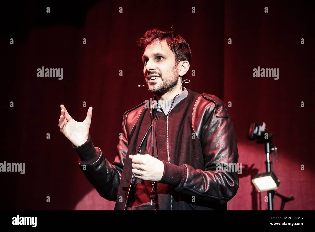 Magician Dynamo performing live on stage at the Under1Roof fund-raising ...