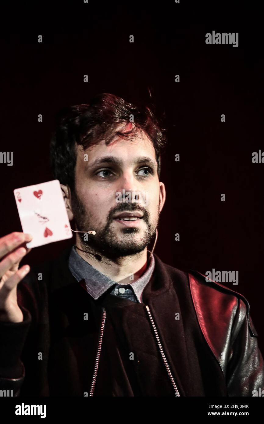 Magician Dynamo performing live on stage at the Under1Roof fund-raising ...