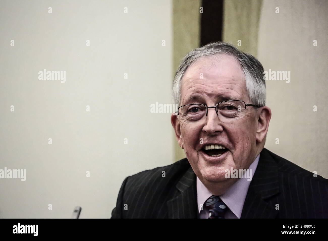 Lord Tom McNally at the reception for the publication of the Low Commission report, Tackling The ...