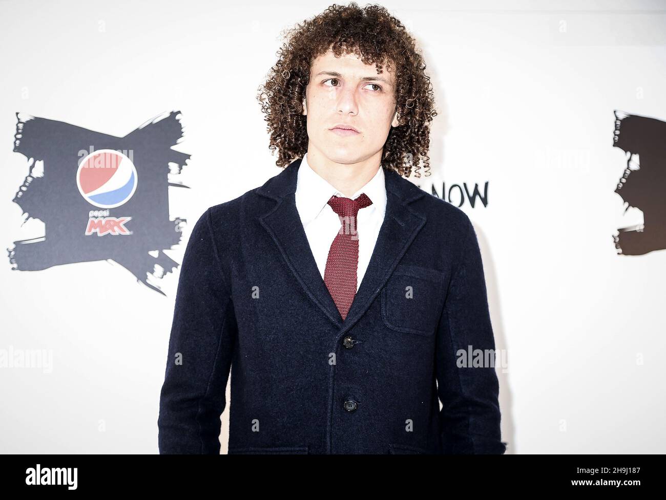 Brazilian and Chelsea footballer David Luiz at the opening of the Pepsi ...
