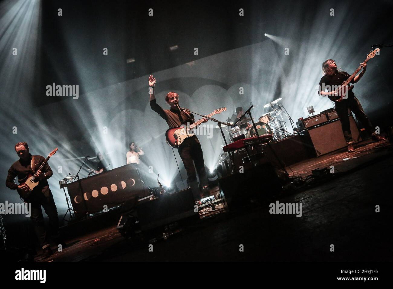 Bombay Bicycle Club live on stage at the O2 Brixton Academy in London ...