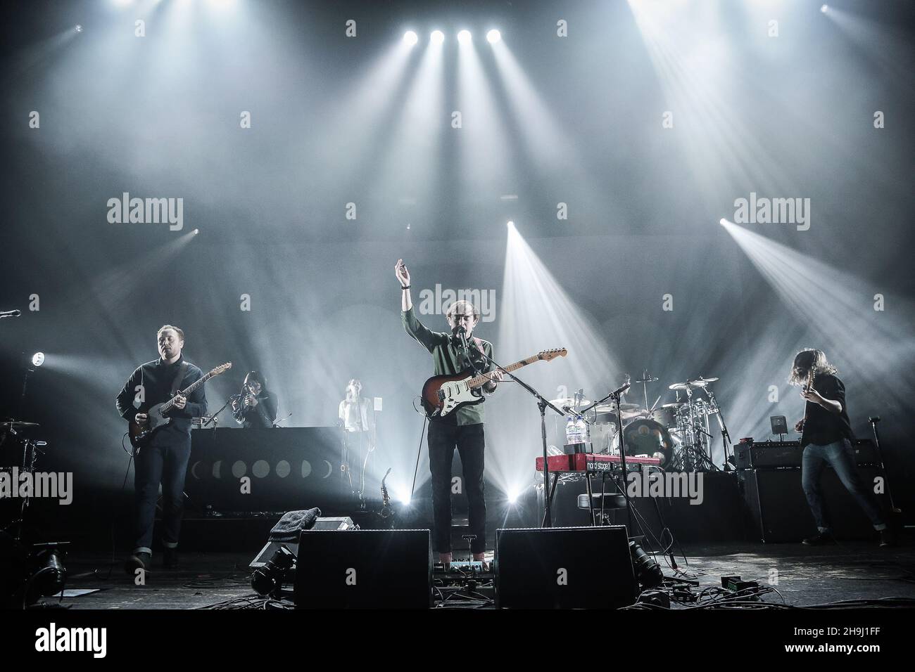 Bombay Bicycle Club live on stage at the O2 Brixton Academy in London ...