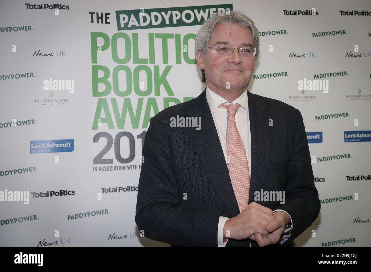 Andrew Mitchell at the Paddy Power Political Book Awards 2014 held at ...