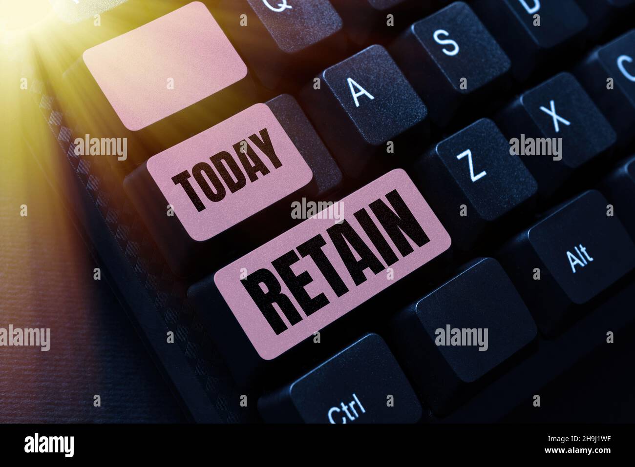 Hand writing sign Retain. Business approach Keep in one s is pay or ...