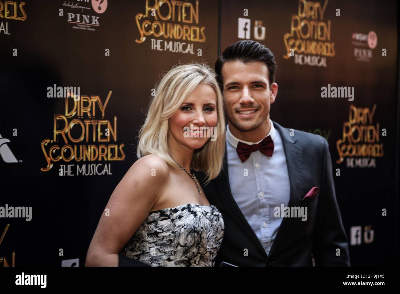 Carley Stenson and Danny Mac on the red carpet at the opening night of ...
