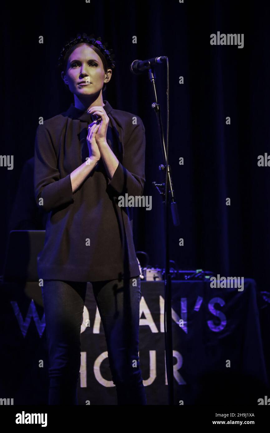Fiona Burgess of Woman's Hour perform at a sold-out Purcell Room in ...