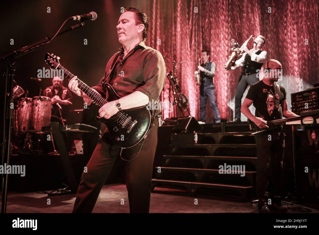 Robin Campbell of UB40 performing live on stage at the O2 Shepherds ...