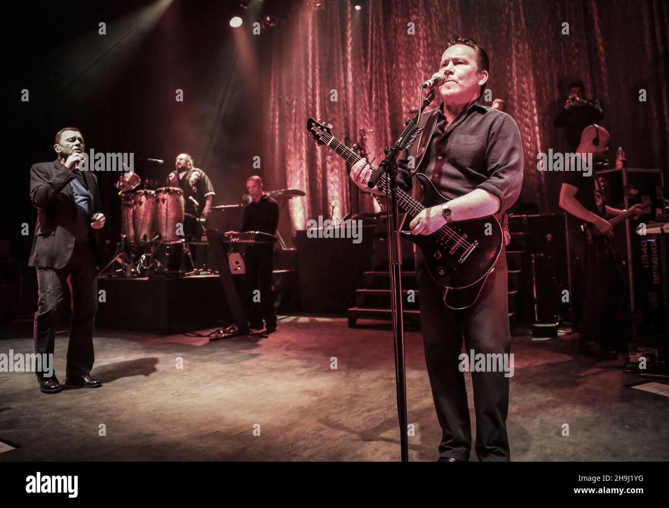 Robin Campbell of UB40 performing live on stage at the O2 Shepherds ...