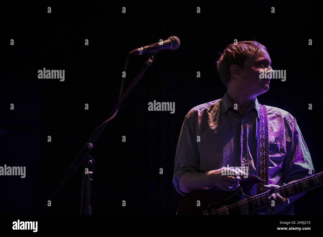 David Tattersal of The Wave Pictures live on stage at the Islington ...