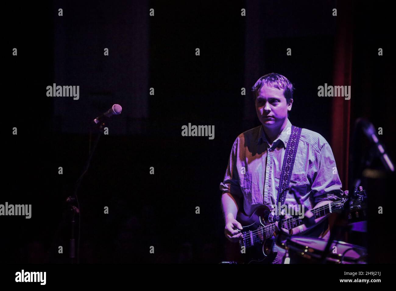 David Tattersal of The Wave Pictures live on stage at the Islington ...