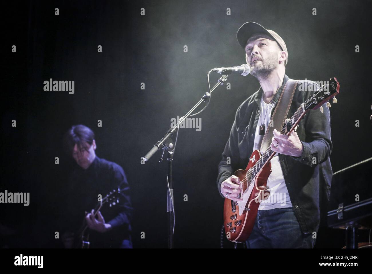 Ben Watt and Bernard Butler performing live on stage at the Islington ...