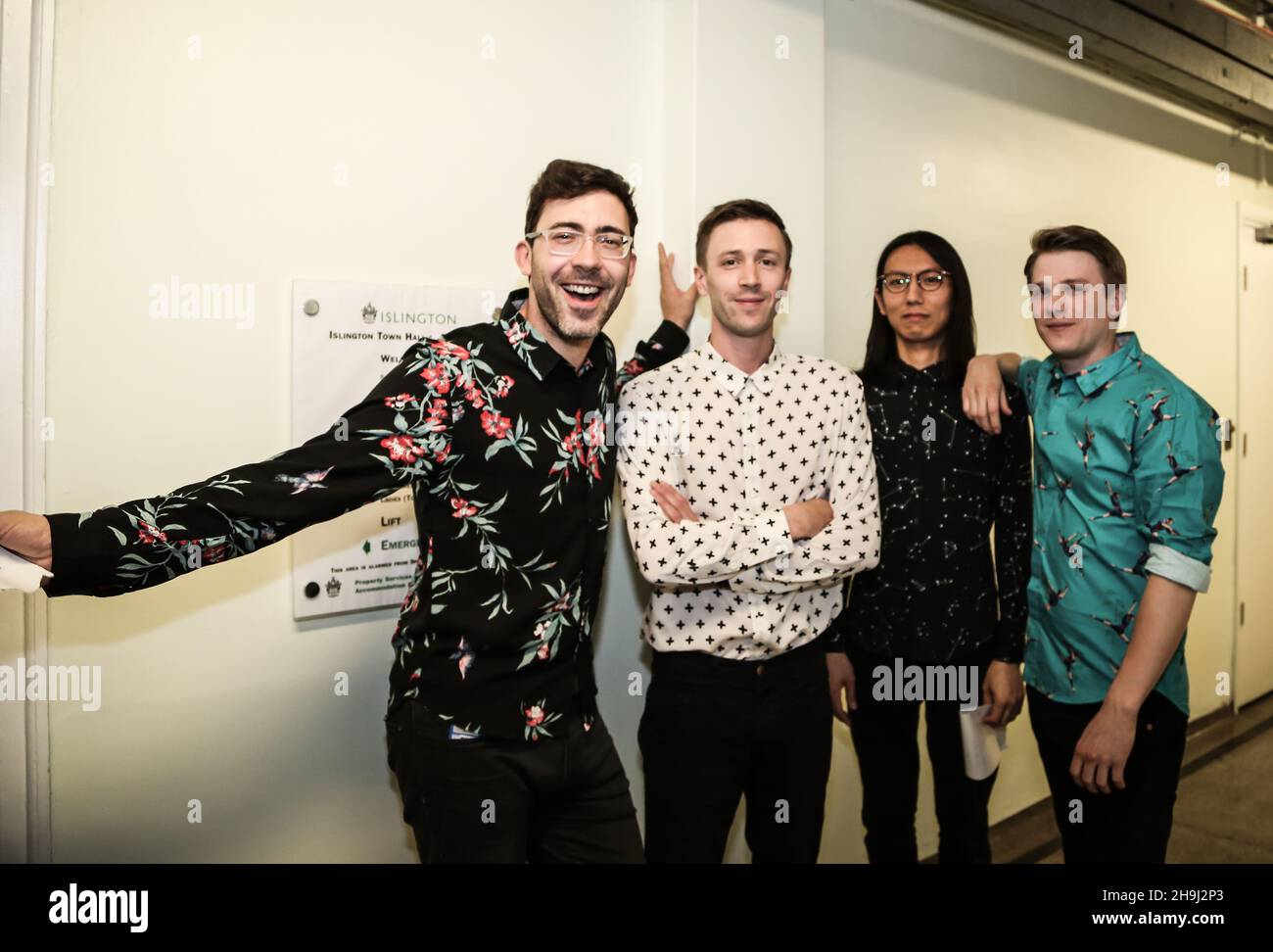 EXCLUSIVE: Teleman before going on stage at Islington Assembly Hall ...