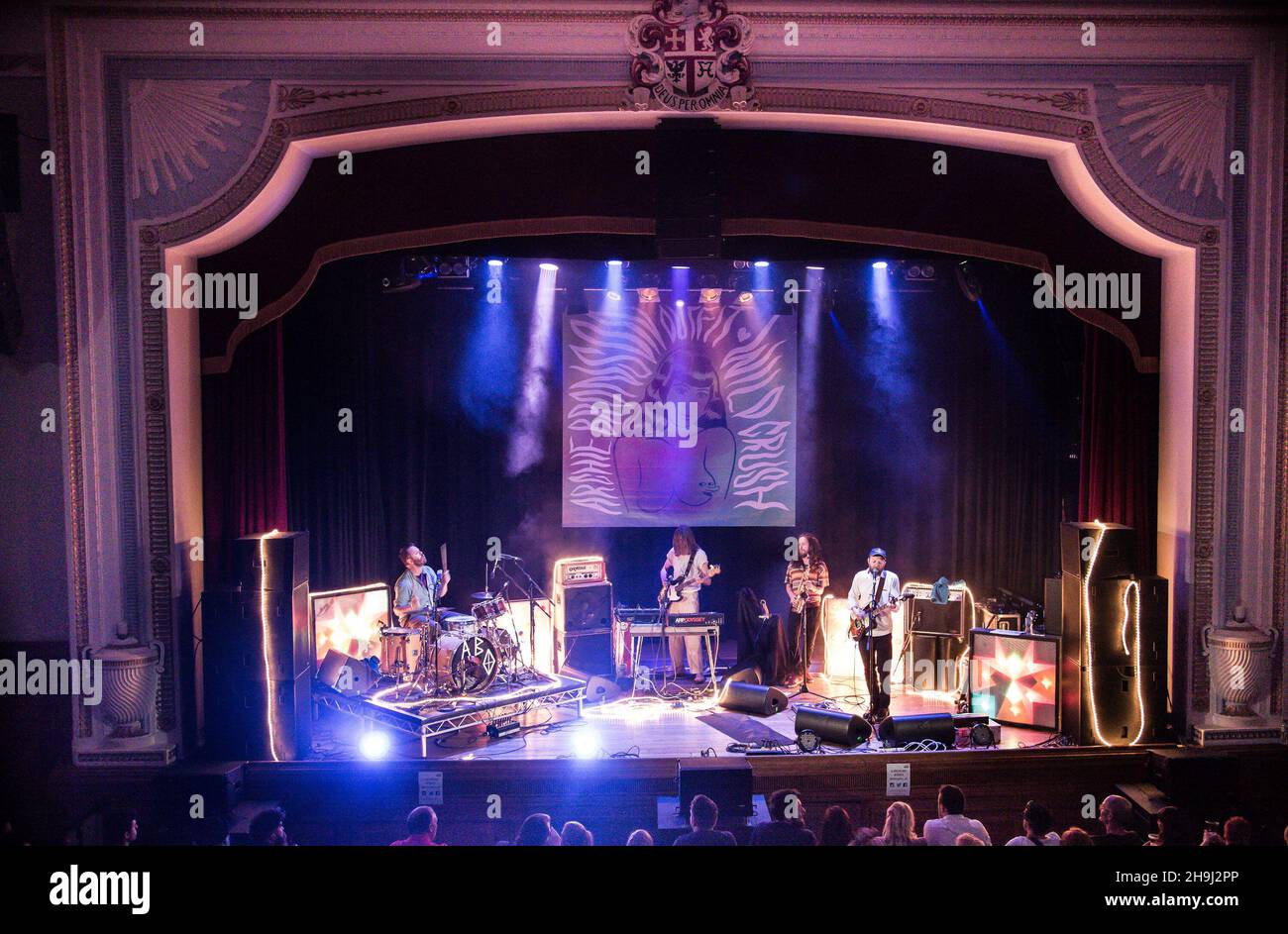 Archie Bronson Outfit performing live on stage at the Islington ...