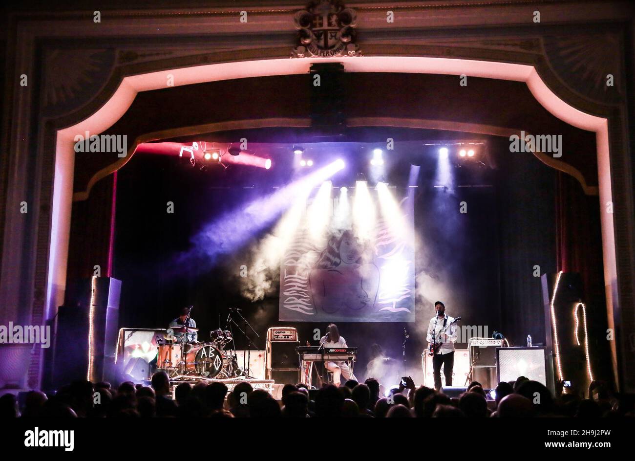 Archie Bronson Outfit performing live on stage at the Islington ...