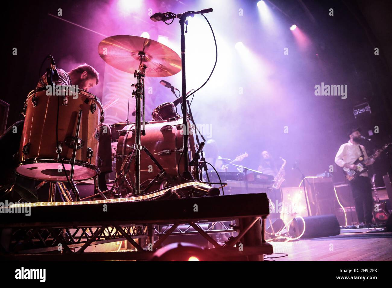 Archie Bronson Outfit performing live on stage at the Islington ...