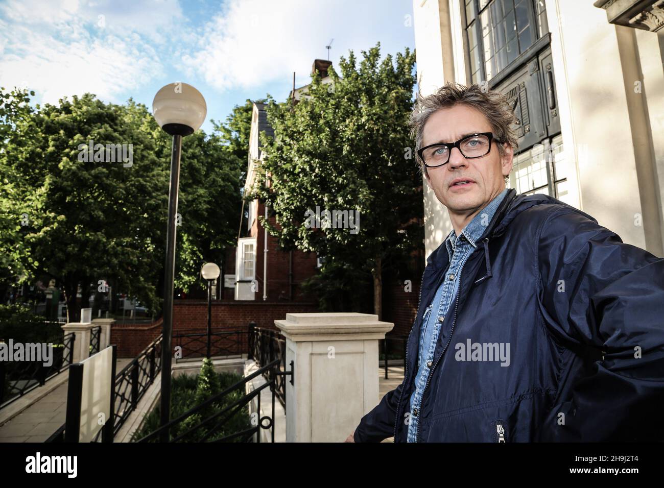 Dean Wareham poses for a photo outside Islington Assembly Hall on the ...