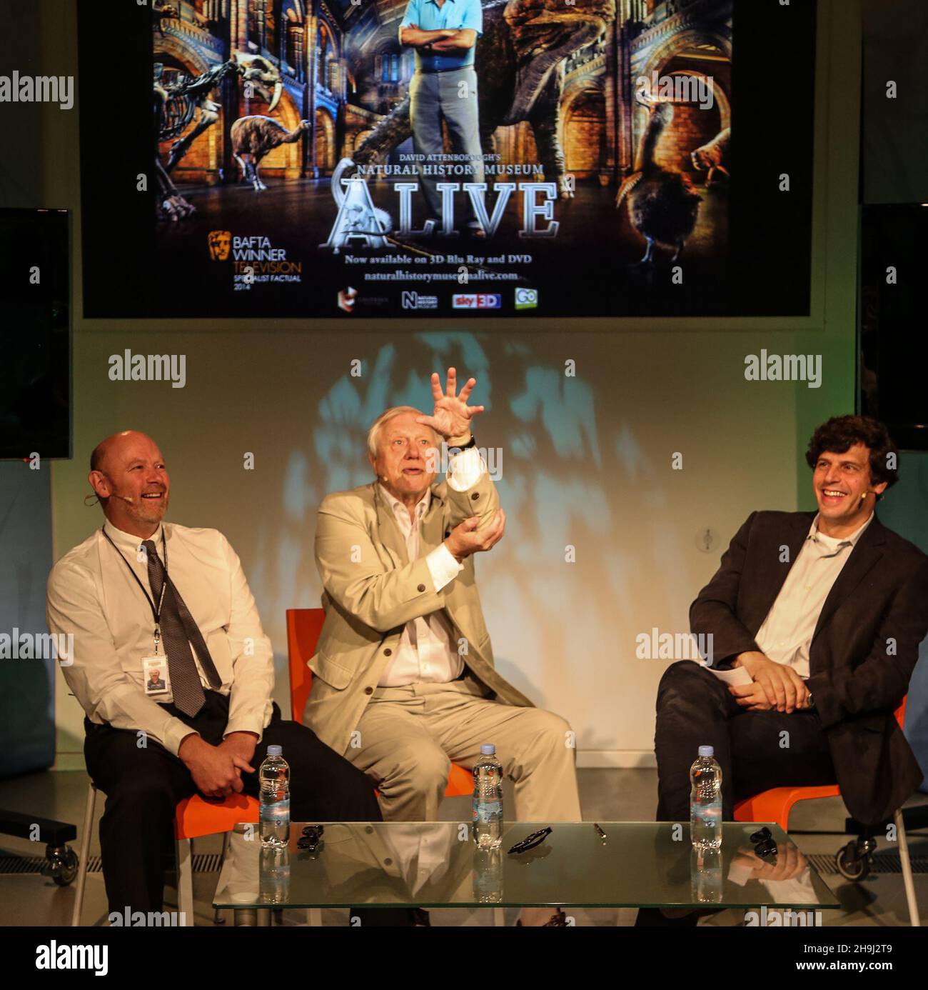 Sir David Attenborough, Anthony Geffen (CEO of Atlantic Productions, on ...