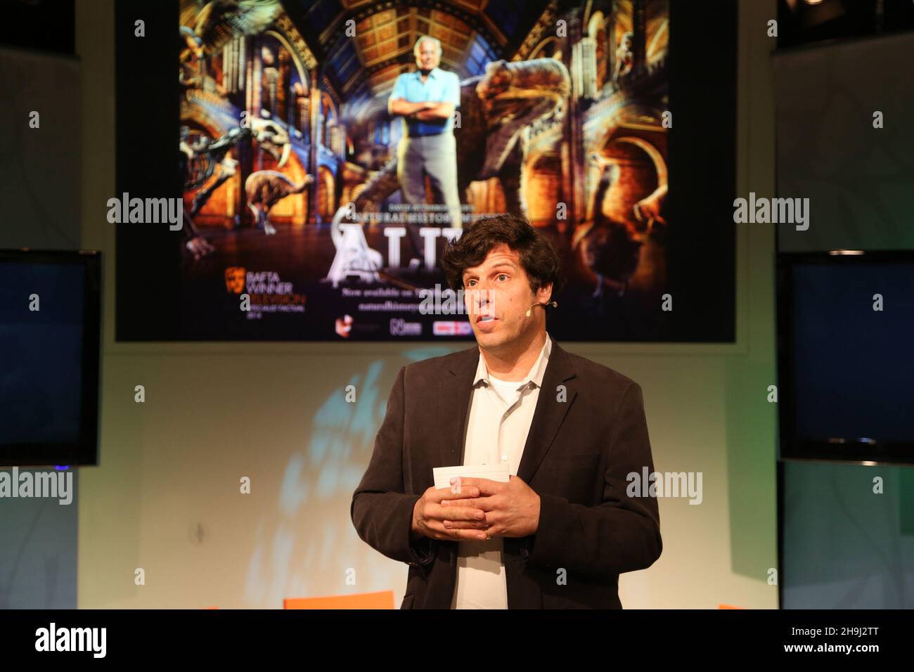 Anthony Geffen, CEO of Atlantic Productions, introducing Sir David ...