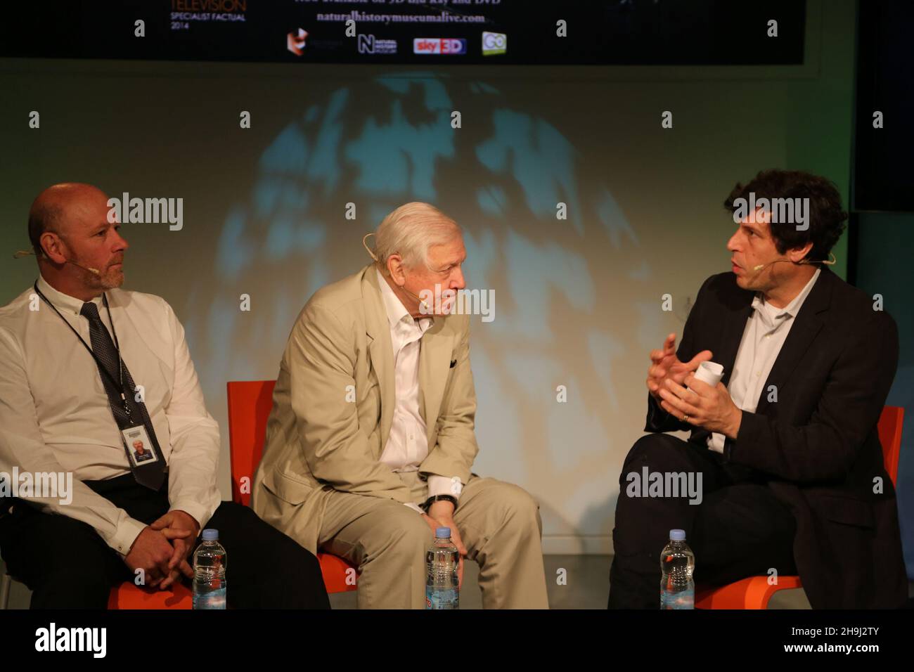 Sir David Attenborough, Anthony Geffen (CEO of Atlantic Productions, on ...