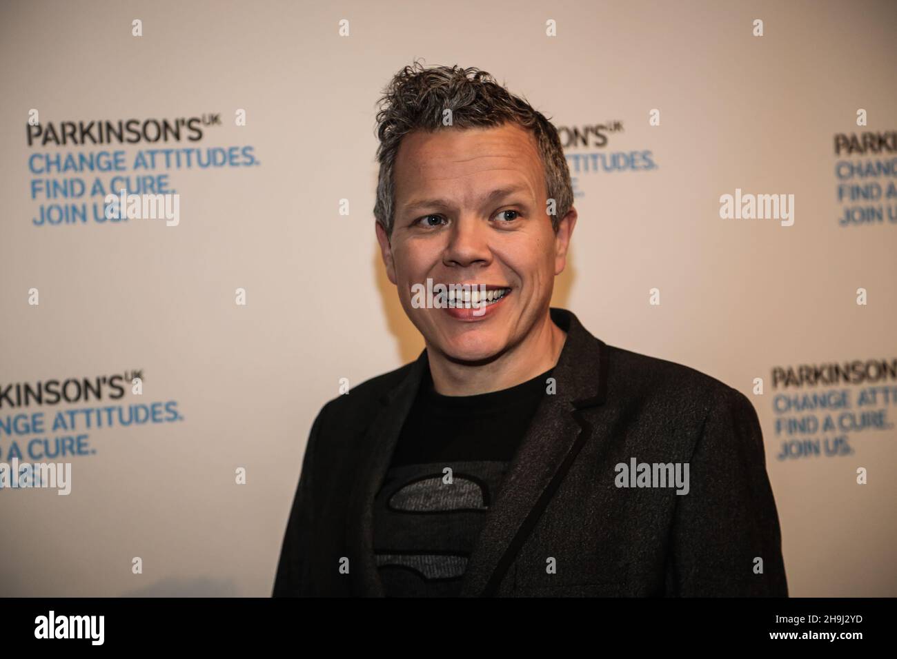 Rob Deering before going on stage at Parkinson UK Presents: Symfunny at ...
