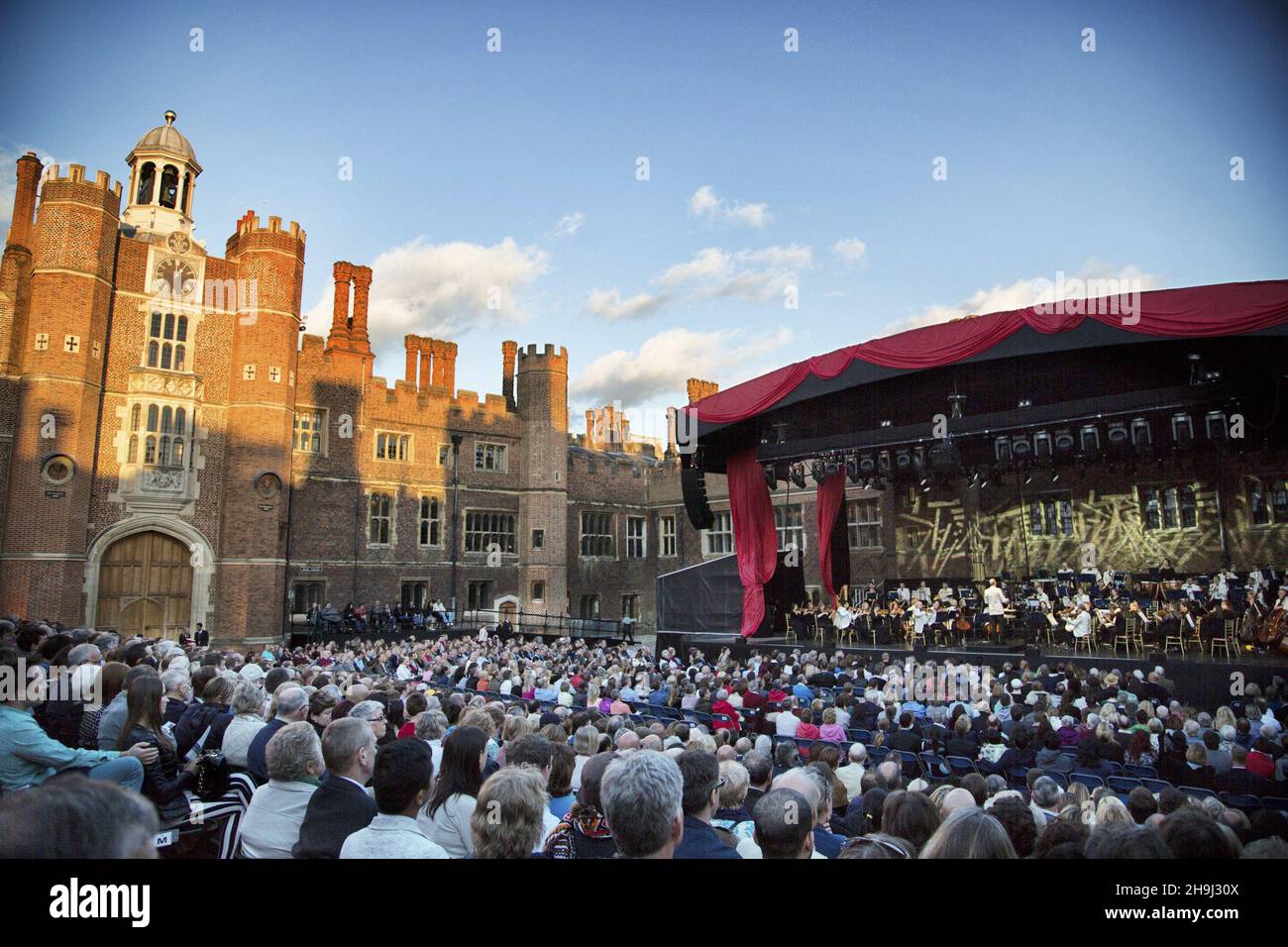 The Royal Philharmonic Concert Orchestra performing live on stage at ...