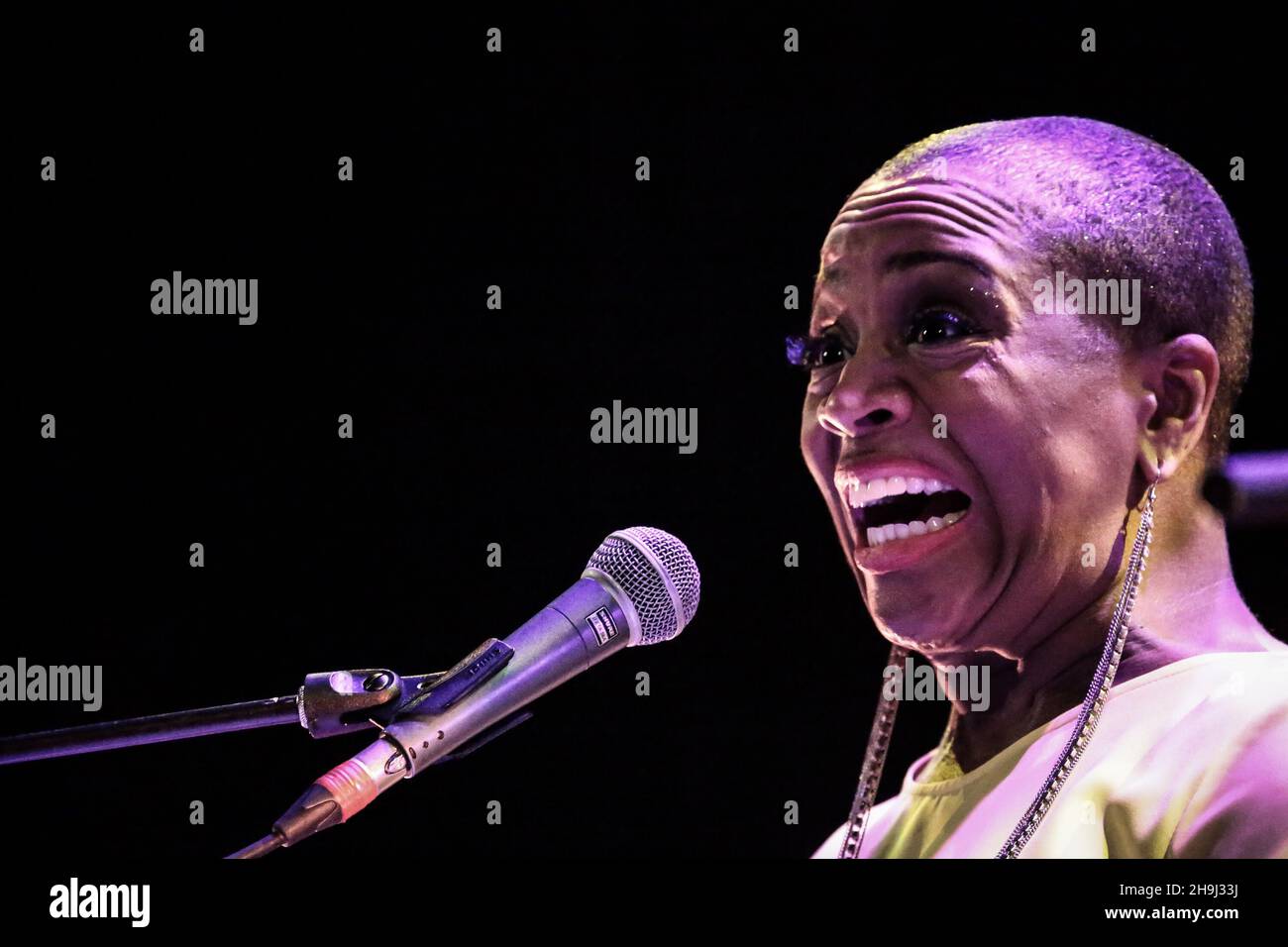 Soul singer Avery Sunshine performing live on stage at the Islington ...