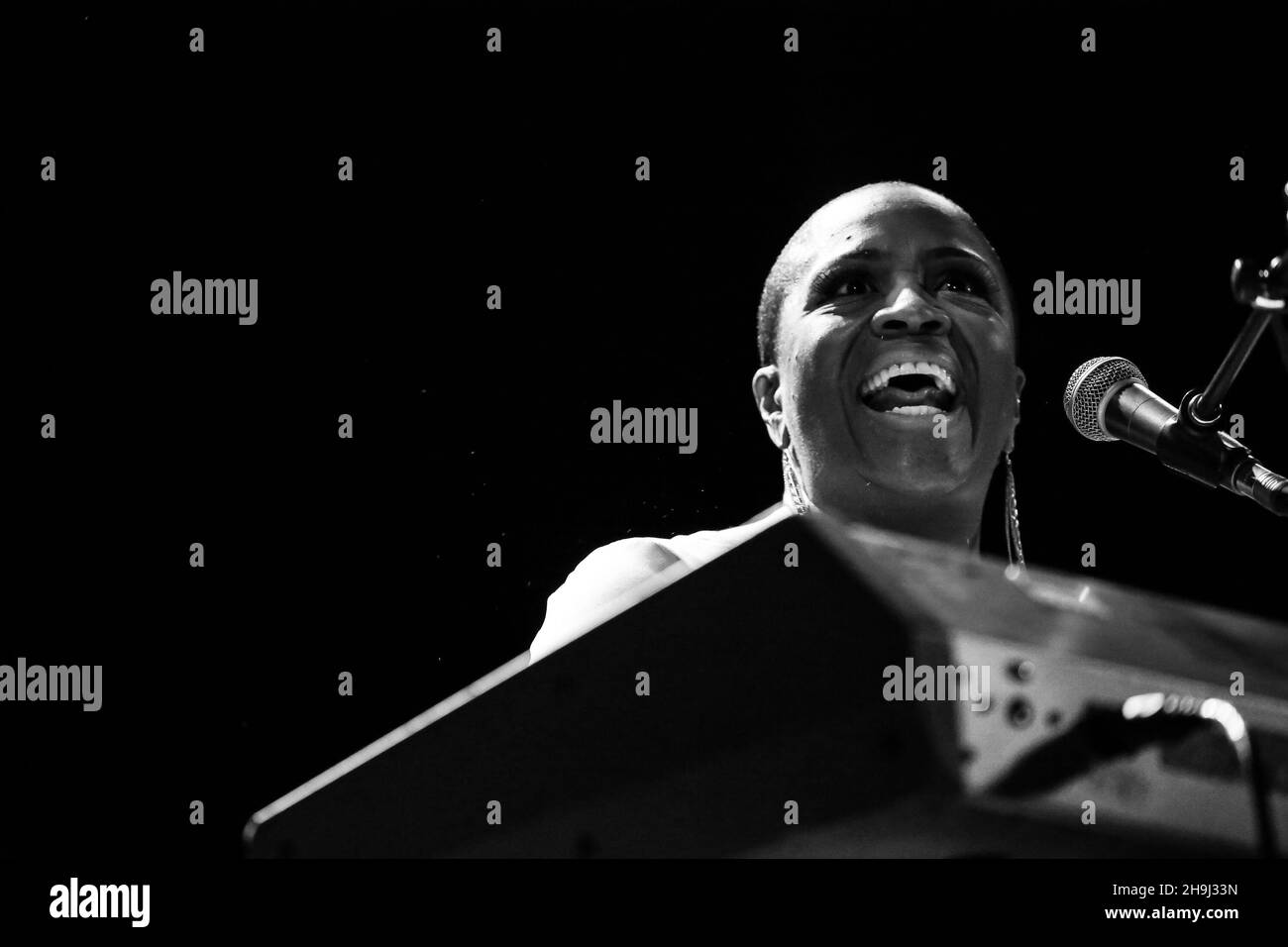 Soul singer Avery Sunshine performing live on stage at the Islington ...