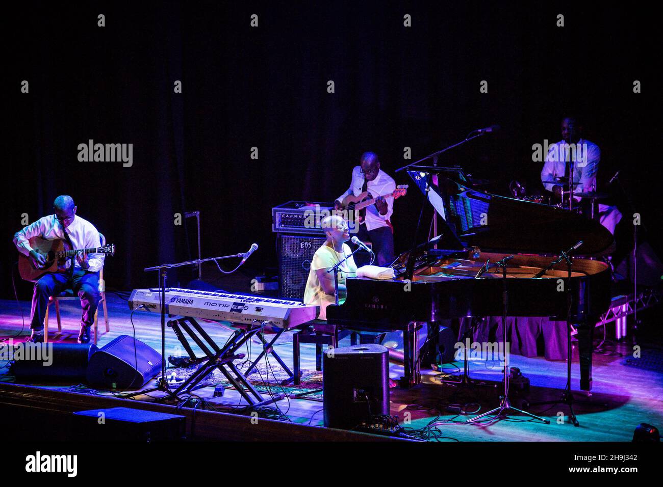 Soul singer Avery Sunshine performing live on stage at the Islington ...