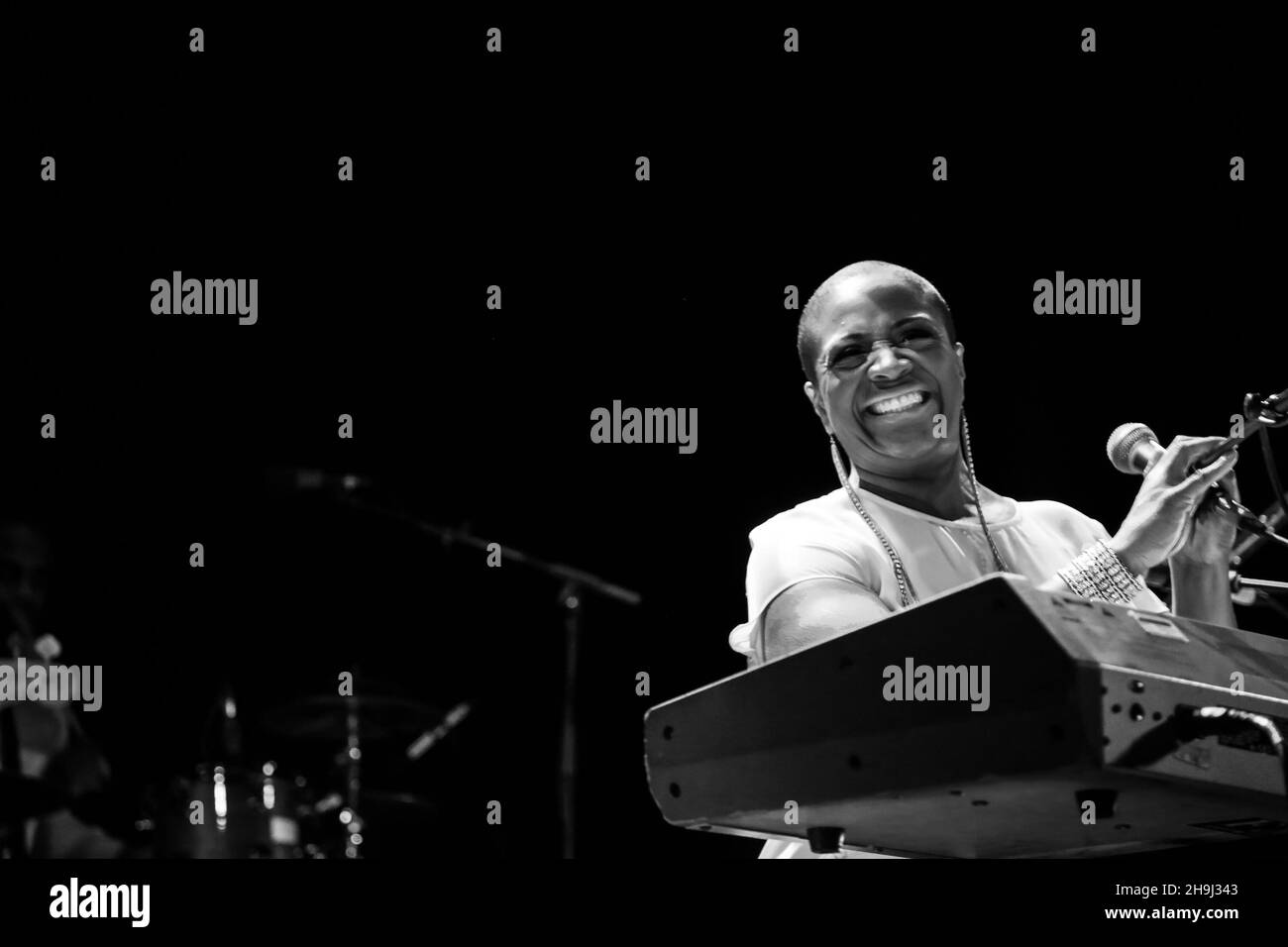 Soul singer Avery Sunshine performing live on stage at the Islington ...