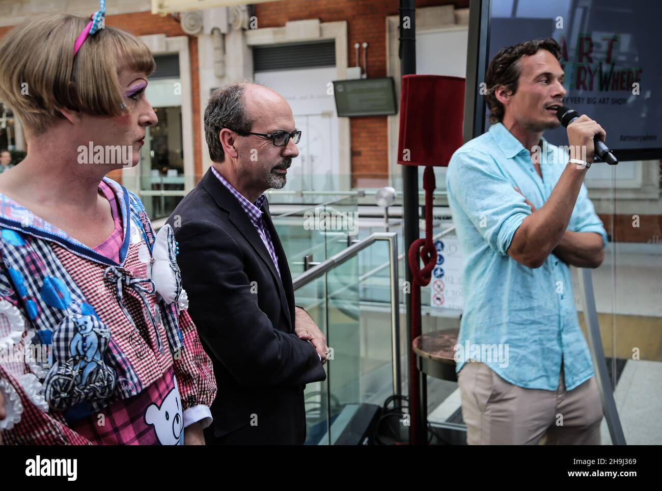 Grayson Perry, Stephen Deuchar and Richard Reed launching nationwide ...