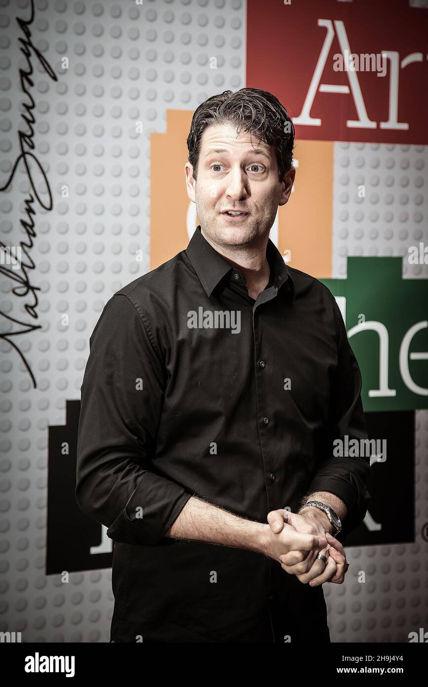 Lego sculpture nathan hi-res stock photography and images - Alamy